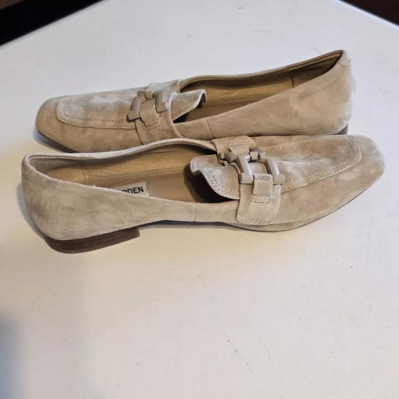 Steve Madden | Shoes | Steve Madden Suede Loafers 75m Beige Women Ryann ...